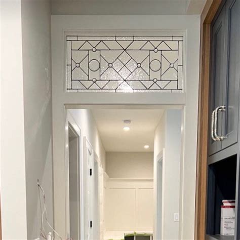 Beveled Stained Glass Transom Etsy