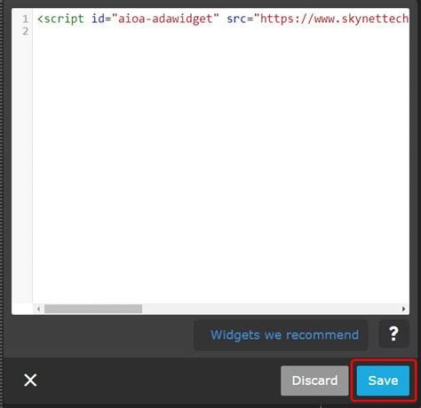 Jimdo Web Accessibility Widget Installation All In One Accessibility