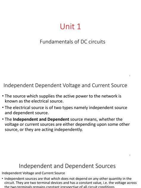 Ece131 Unit 1 Lecture 5 Pdf Electrical Network Voltage