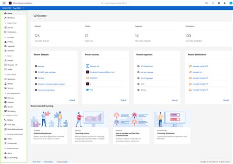 Experience Platform Ui Overview Adobe Experience Platform