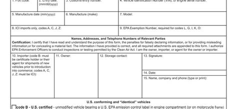 Epa Form Fill Out Printable PDF Forms Online