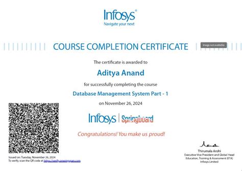 Learningneverstops Professionalgrowth Infosysspringboard Aditya Anand