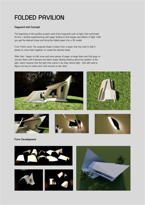 Folded Pavilion Soad School Of Architecture And Design