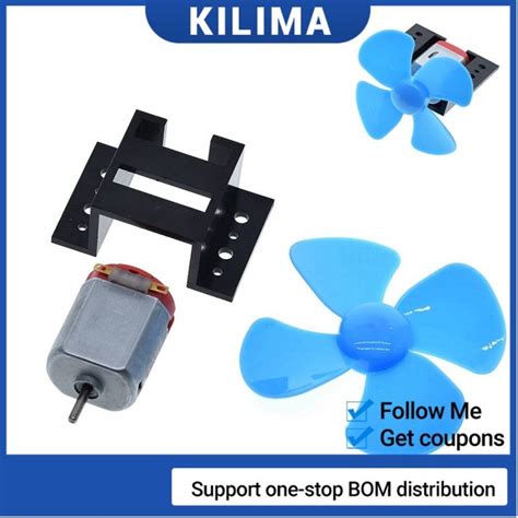 Dc Micro 130 Gear Motor With Fan Blade Small Propeller 3 6v For Arduino Diy Experiment Motor