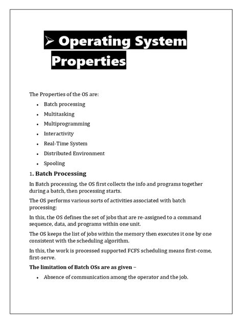 Windows 10 Os Properties Pdf Operating System Central Processing Unit
