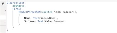 How To Store And Load JSON In PowerApps
