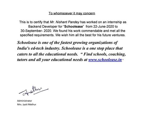 Nishant Pandey On Linkedin Internshipexperience Learningisfun
