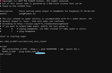 HDMI Audio Issue Issue 97 FydeOS Chromium Os Raspberry Pi GitHub