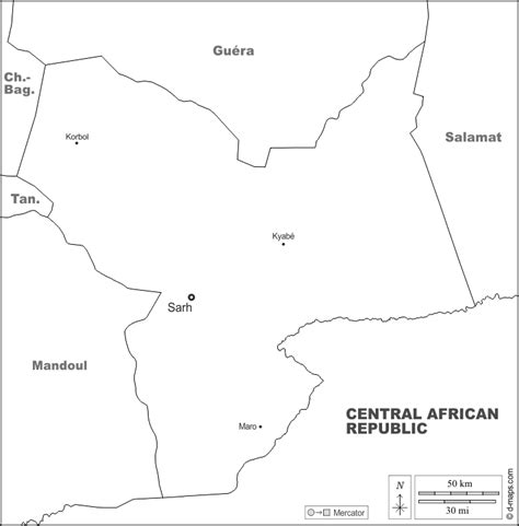 Moyen Chari D Free Map Free Blank Map Free Outline Map Free Base Map Boundaries