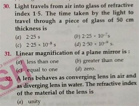 Linear Magnification Of A Plane Mirror Is Filo
