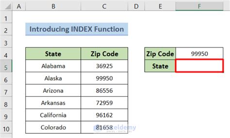 Excel Formula To Change Zip Code To State Examples