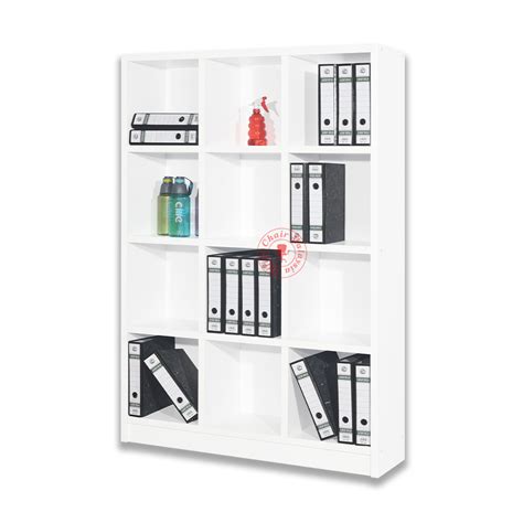 [30mm Thicker] 8 10 12 15 20 Compartment Bookshelf File Cabinet Bookcase Office Rack