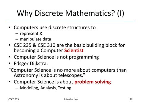 Introduction Csce 235 Introduction To Discrete Structures Ppt Download