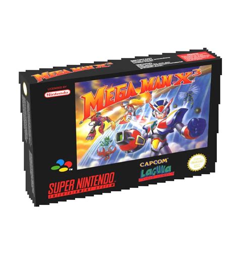 Mega Man X3 Reproduction Box