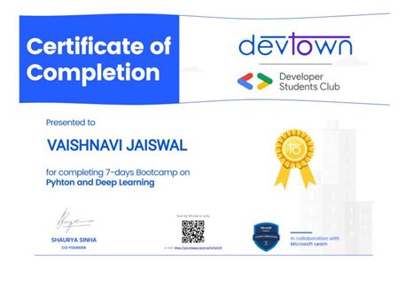 vaishnavi jaiswal on linkedin python deeplearning bootcamp devtown