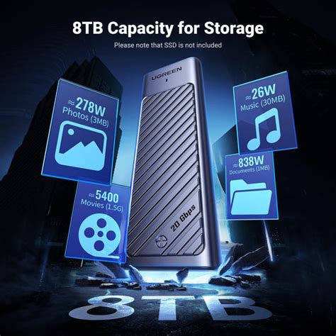 Ugreen 20gbps Nvme Sata M2 Ssd Enclosure With Cooling Pad Ugreen Eu