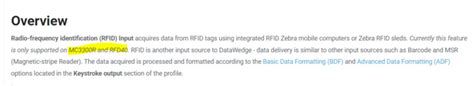 datawedge rfid input on tc58