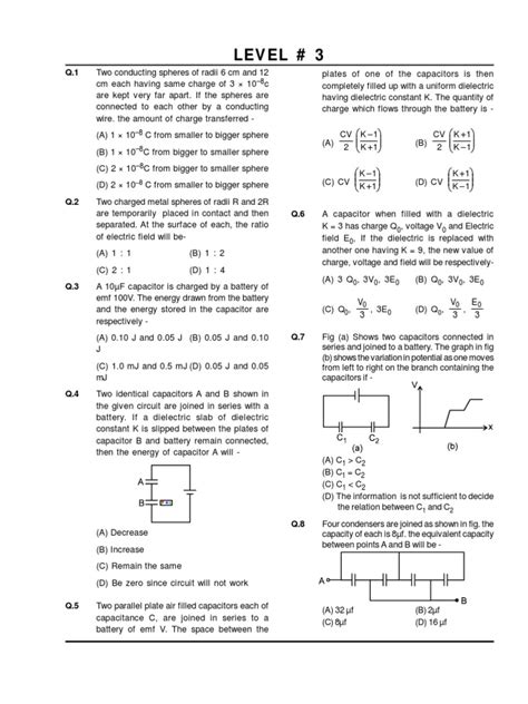 2 Capacitance Exercise 3 And 4 Module 4 Download Free Pdf