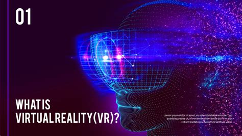 Virtual Reality (VR) Simple PowerPoint Template Design