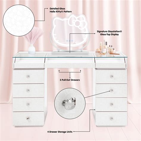 Hello Kitty® Slaystation Vanity Table Impressions Vanity Co
