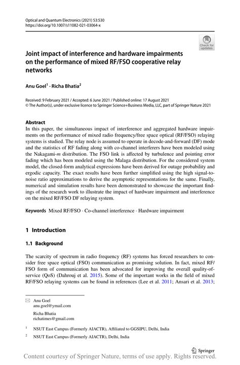 Joint Impact Of Interference And Hardware Impairments On The