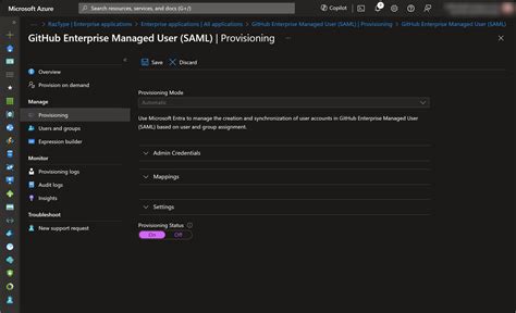 Github Enterprise Cloud Emu Initial Setup Idp Migration From Microsoft Entra Saml To Oidc