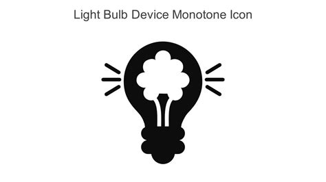 Light Bulb Device Monotone Icon In Powerpoint Pptx Png And Editable Eps Format PPT PowerPoint