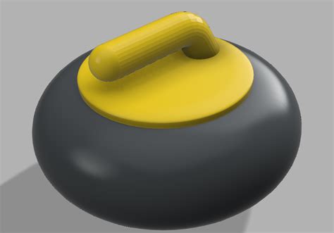 Curling Stone By Owen Ramon Download Free Stl Model