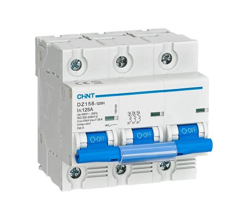 3 Poles Chint Mccb Dz158 125h 3p 100a 10ka At ₹ 1655 Piece In New Delhi Id 2855516841330