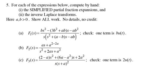 Solved For Each Of The Expressions Below Compute By Hand Chegg
