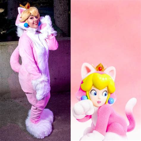 [self] Cat Peach Cosplay Side By Side Peach Is More Than Just A