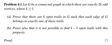 solved problem 4 1 let g be a connected graph in which there