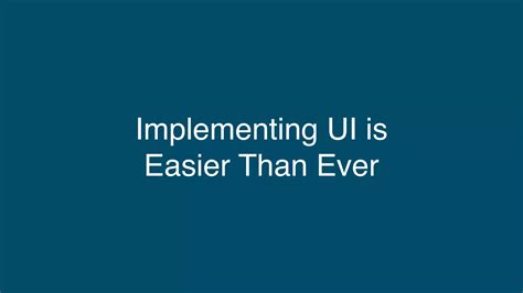 Flexible Ui Components For A Multi Framework World Ppt
