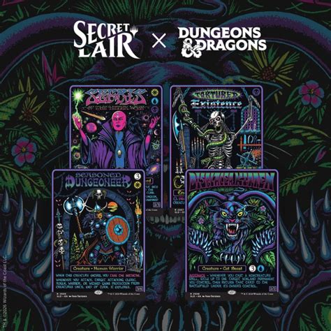 Secret Lair X Dungeons And Dragons® Black Lights And Dark Dungeons