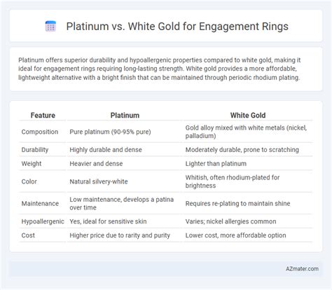 Platinum Vs White Gold For Engagement Rings What Is The Difference