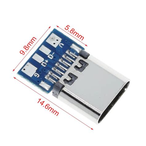 USB Type-C разъем мама - купить в Москве коннектор на плате с доставкой ...