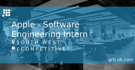 apple software engineering intern job in swindon grb