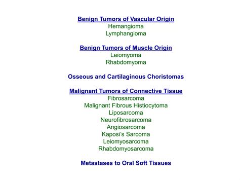 23 Soft Tissue Tumors Ppt