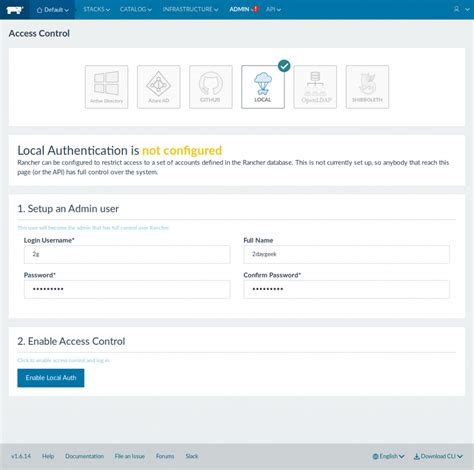 Rancher Container Management Application 2daygeek