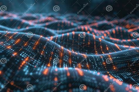 Abstract Ai Algorithm Background With Neural Networks Data And