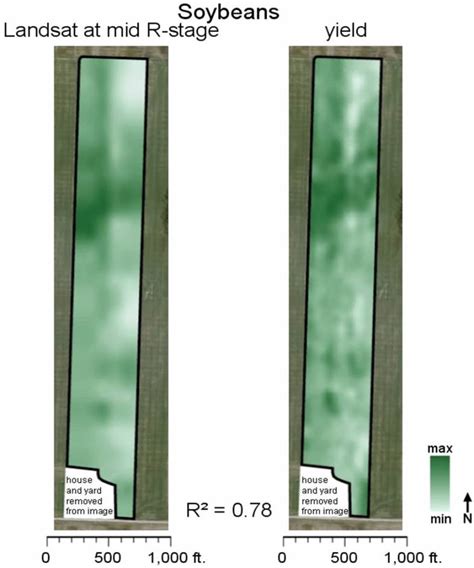 Gis Ag Maps Landsat Interpolated Yield Correlation