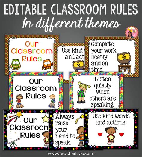 Printable Preschool Classroom Rules Classroom Rules Classroom