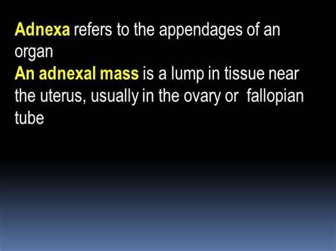 Management Of Adenxal Mass During Pregnancy