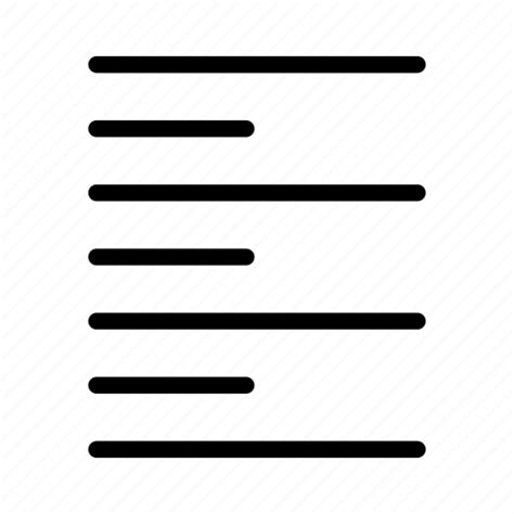 Align Edit Left Line Style Text Icon