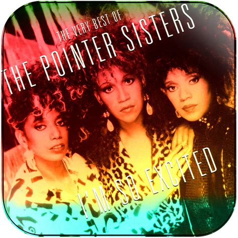 The Pointer Sisters Im So Excited The Very Best Of The Pointer Sisters Album Cover Sticker Album