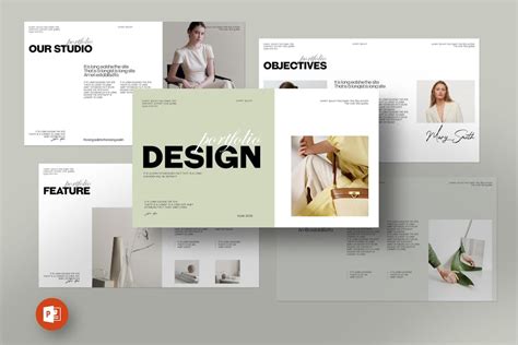 Портфолио дизайна Шаблон Powerpoint Шаблоны презентаций Включая фото и фотография Envato