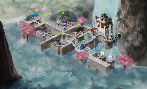 Isometric Map Illustration Concept Art Behance