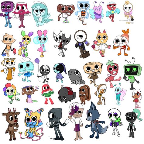 Every Toon In Dandys World Except I Cant Find A Gourdy Or Dyle One