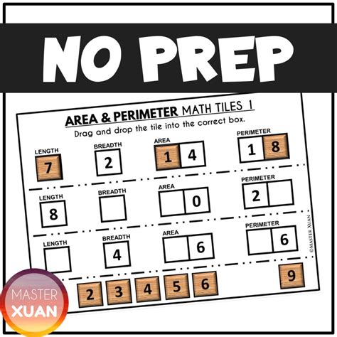 11 Area And Perimeter Activities Ideas And Resources For Math Teacher ~ Master Xuan