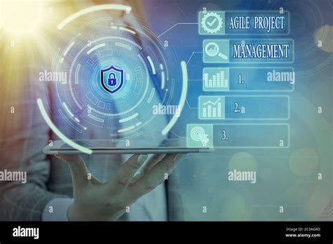 Text Sign Showing Agile Project Management Business Photo Text